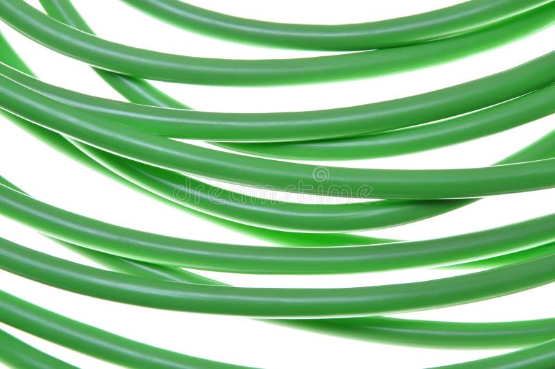 Green network swirl cables stock image. Image of industry - 29264185