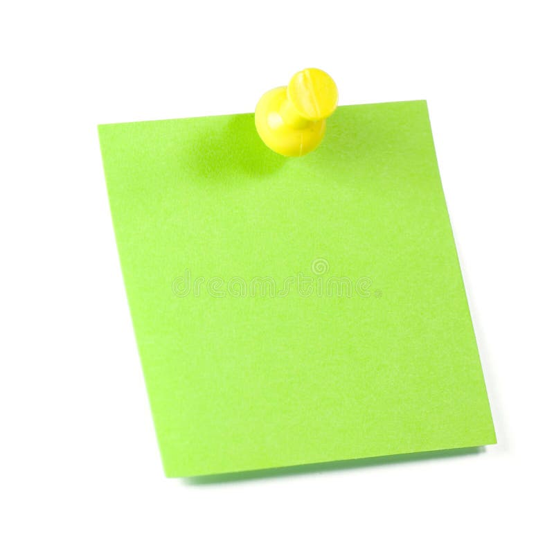 Green post-it note stock image. Image of copy, bulletin - 45634339