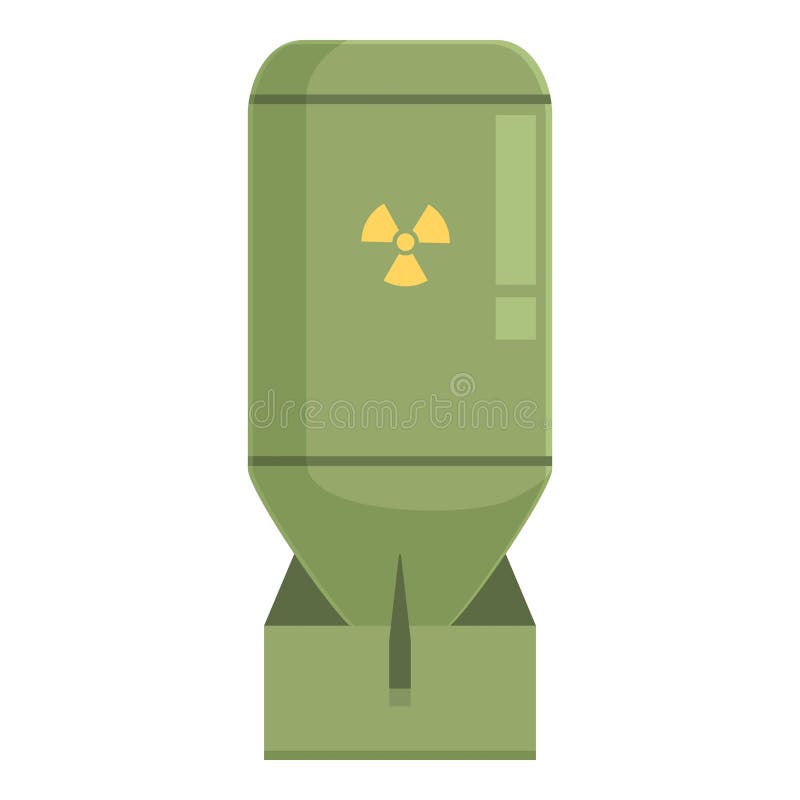 Green Nuclear Bomb Icon Cartoon Vector. Device Power Stock Vector ...