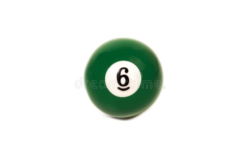 Pool Ball Number Six Stock Photos - Free & Royalty-Free Stock Photos ...