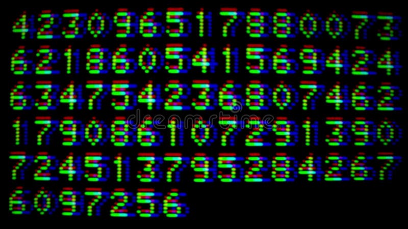 Green Numbers and Data Computer Code Stock Video - Video of online ...