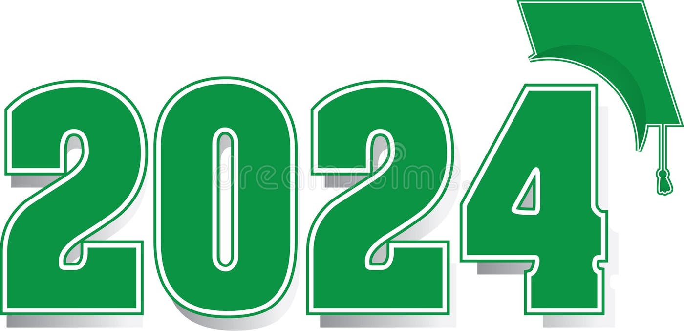 Green Graduation Cap Class 2024 Stock Illustrations – 42 Green ...