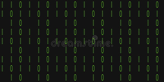 Green Numeric Binary Creative Surface. Numeral Tech Design Backdrop. Abstract Display Digit ...