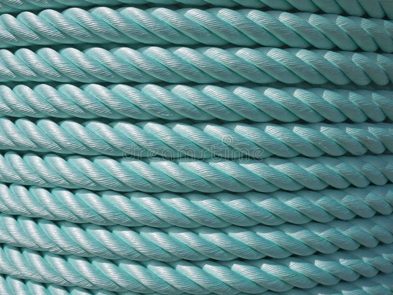 Green Nylon rope stock image. Image of roll, nylon, thick - 16015917