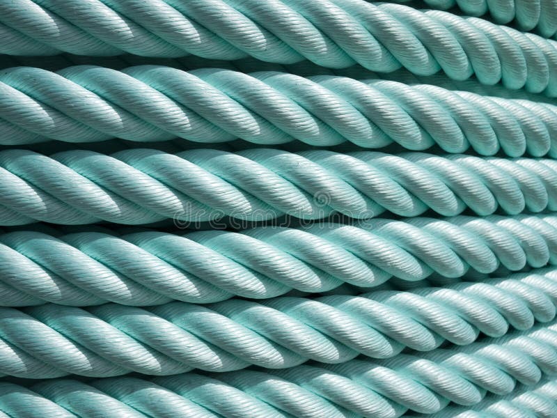 Green Nylon rope stock image. Image of rope, cable, nylon - 16015923