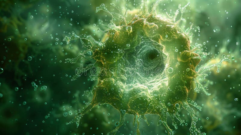 Green Object Submerged in Water Stock Photo - Image of outdoors, object ...