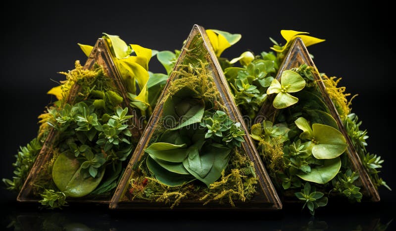 Green Objects in an Environment and Ecology Concept. AI Generated Stock ...