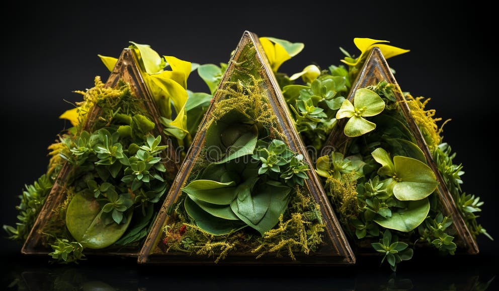 Green Objects in an Environment and Ecology Concept. AI Generated Stock ...