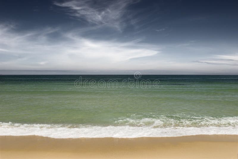 Green ocean stock image. Image of scene, summer, nature - 3499213