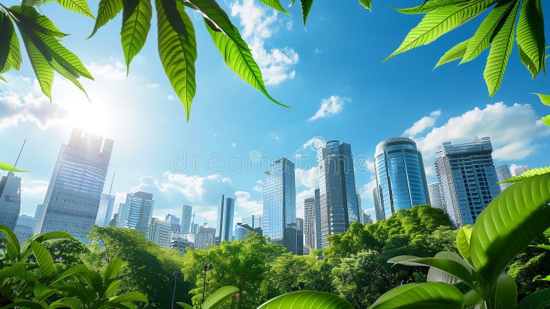 Green Office Building for Saving Environment Ecology, Earth Day World ...