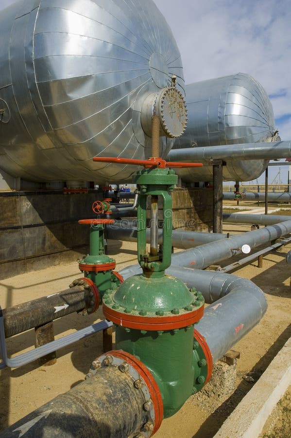 Green oil valve stock photo. Image of metal, open, pipe - 52056208