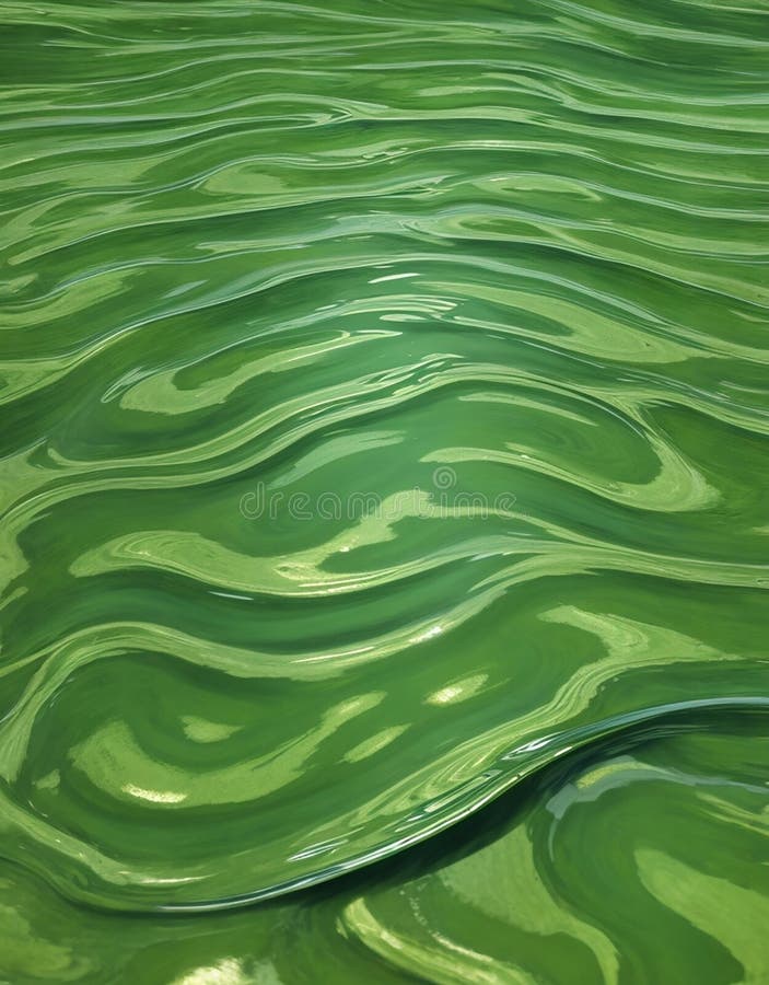Green Oily Abstract Background Design. Green Water Ripple Stock ...