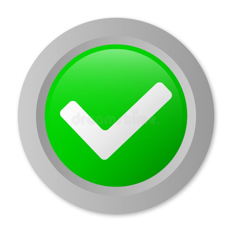 Check Yes Button Illustration Vector Download Stock Vector ...