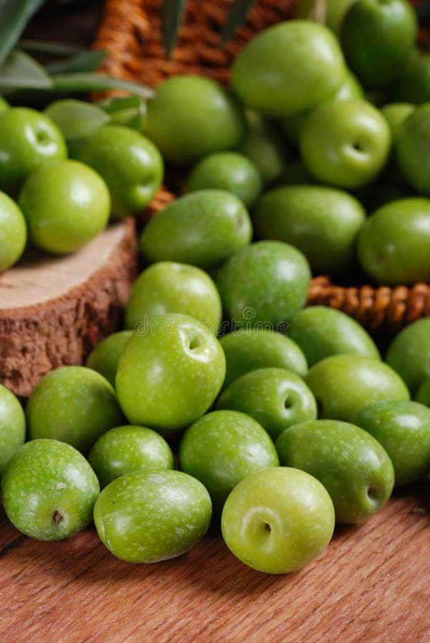 Green olives stock image. Image of olive, plant, branch - 27714937