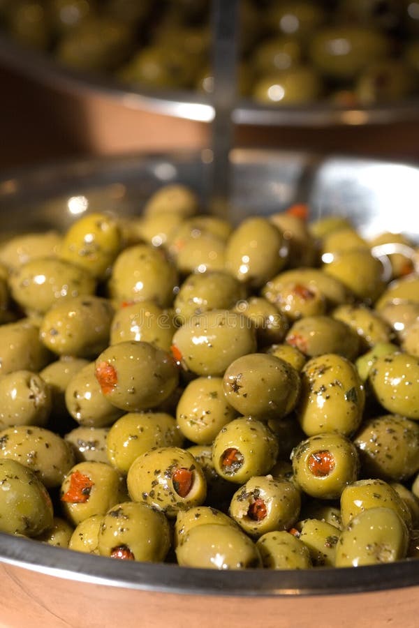 Green Olives stock image. Image of tasty, green, food - 5194999