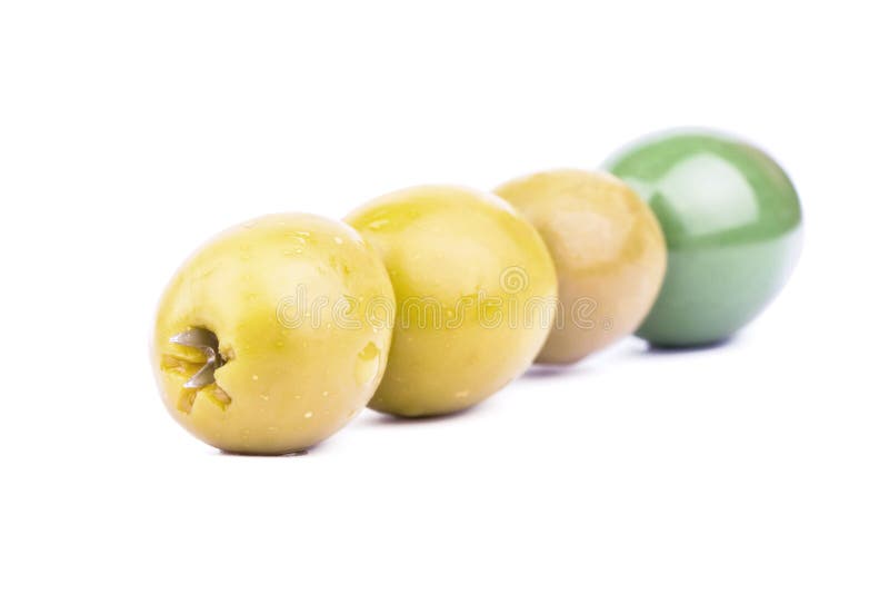 Green olives stock image. Image of organic, vegetables - 51955961