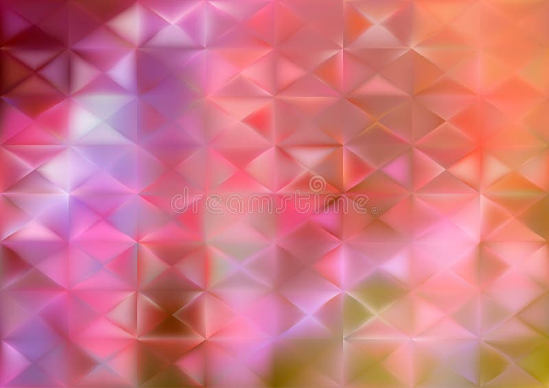 Green Orange and Pink Triangle Pattern Background Vector Graphic Stock ...