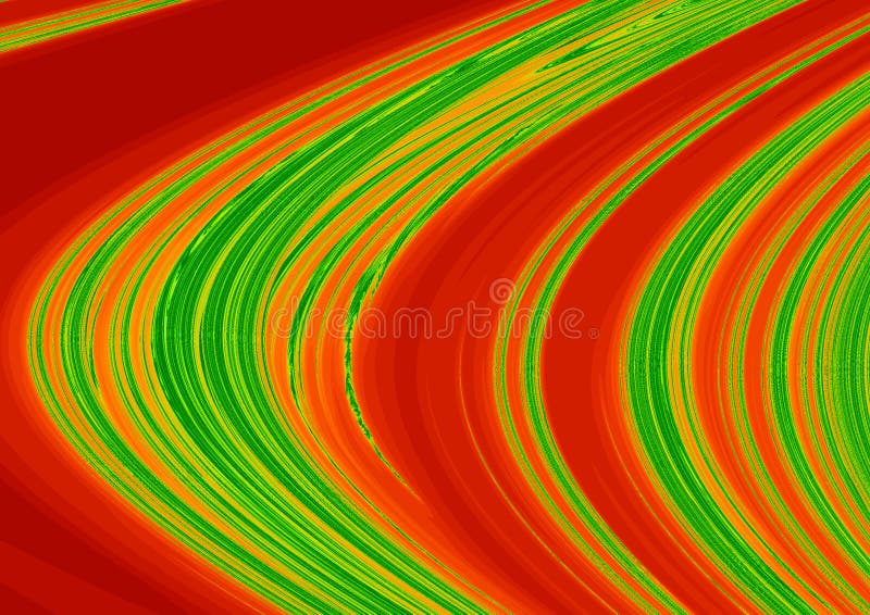 Green Orange Red Oval Grain Stock Illustration - Illustration of ...