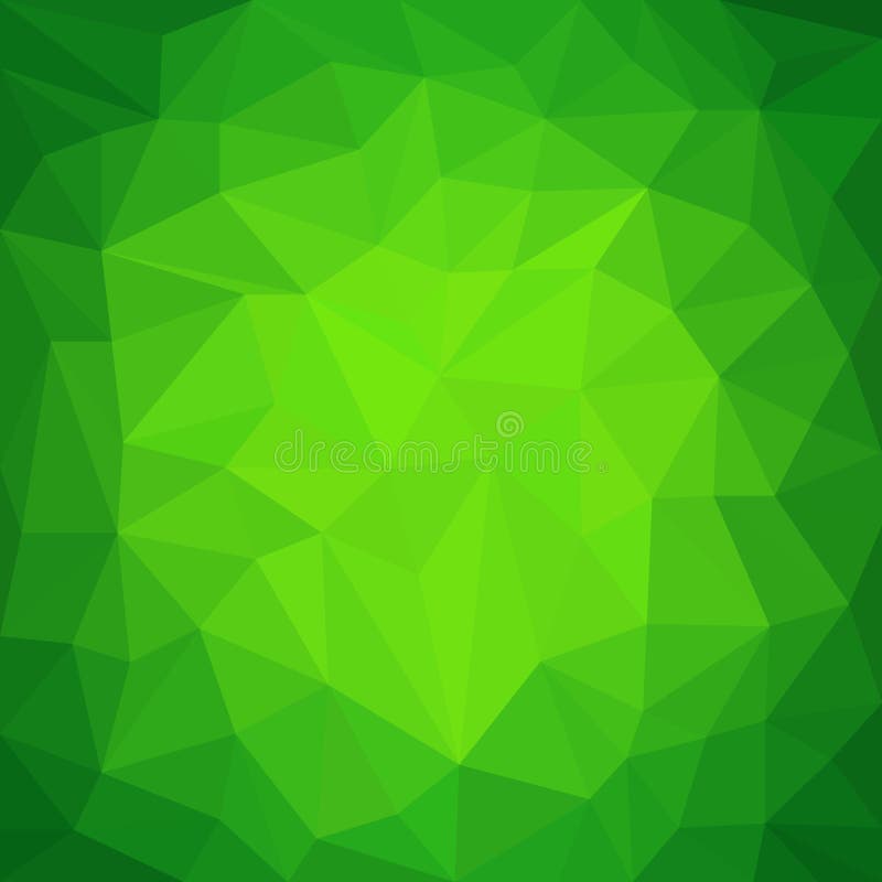 Green Triangular Background Stock Vector - Illustration of deltoids ...