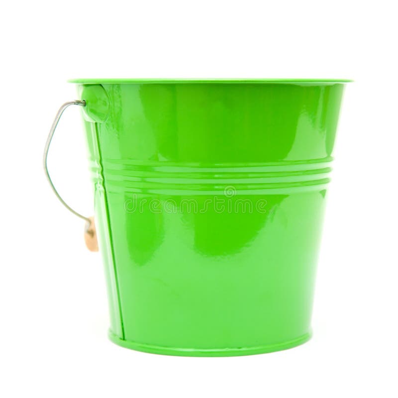 Green ornamental bucket stock image. Image of bucket - 15149829