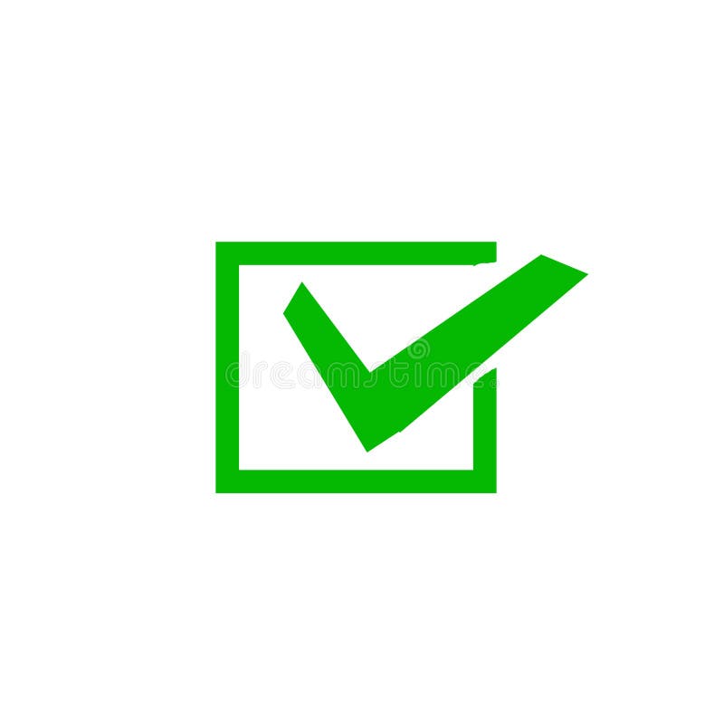 Check mark stock illustration. Illustration of poll - 283792513
