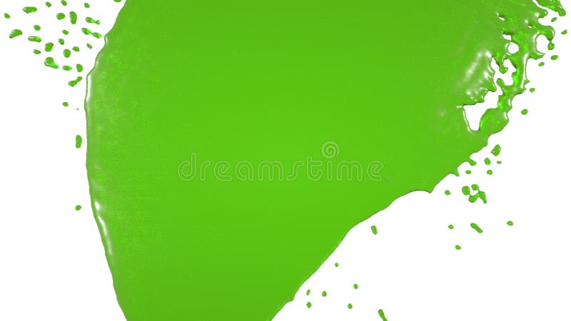 Red Paint Dripping Down Over Screen in Slow Motion. Syrup Stock Footage ...