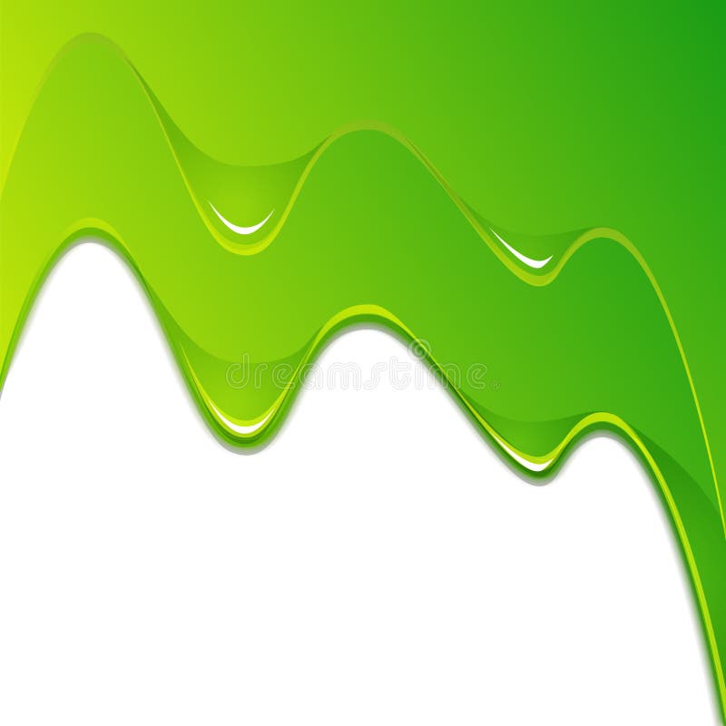 Set of Paint Flow Fills Up a Container Stock Illustration ...