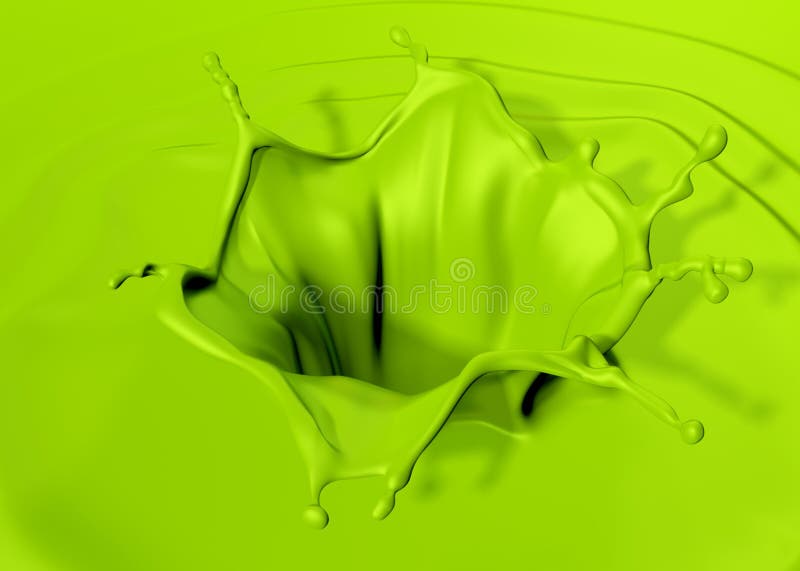 Green paint splash stock illustration. Illustration of movement - 18881549