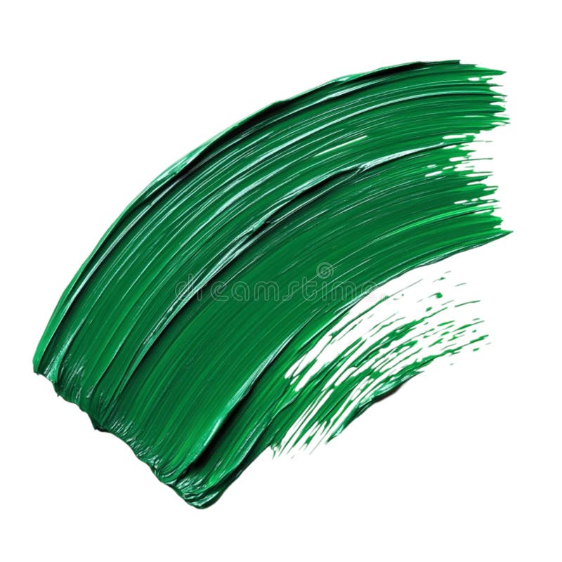 Green Paint Stroke Abstract Art Texture Background Design Element Stock ...