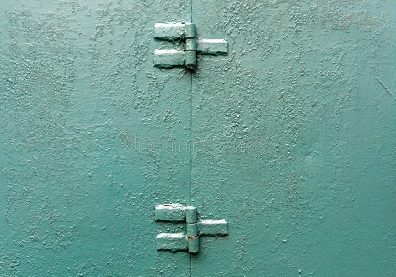 Green Painted Metal Wall Texture. Stock Photo - Image of side ...