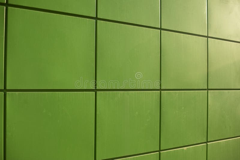 Green Panels. Architecture Details. Modern Building Stock Photo - Image ...