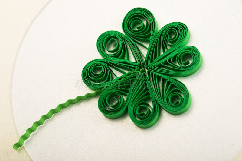 Paper clover leafs stock photo. Image of patrick, leafs - 139758516