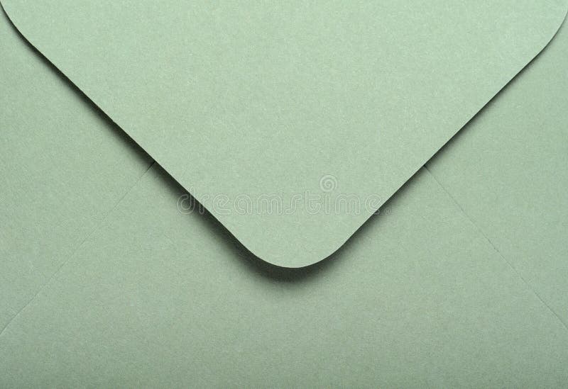 Green Paper Envelope Close Up. the Concept of Letters, Messages ...