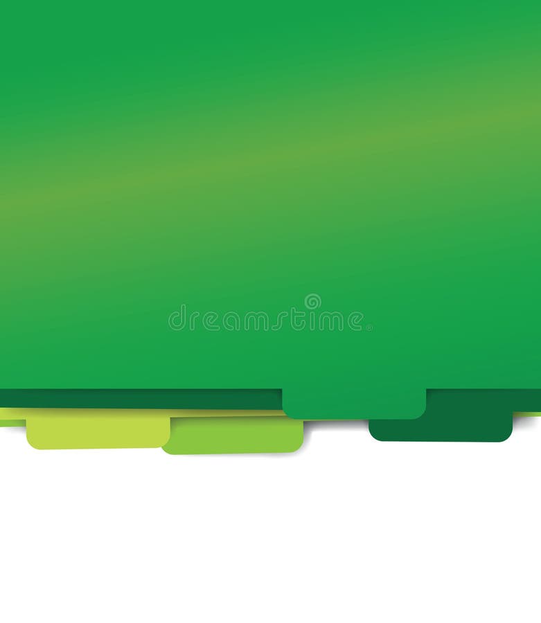 Green paper folder files stock illustration. Illustration of filing ...