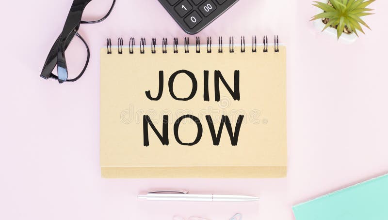 Green Paper Note with Text Join Stock Image - Image of sticky, concept ...