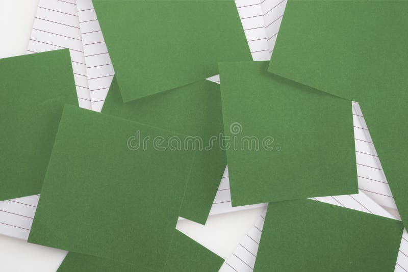 Green Paper Strewn Over Notepad Stock Illustrations – 4 Green Paper ...
