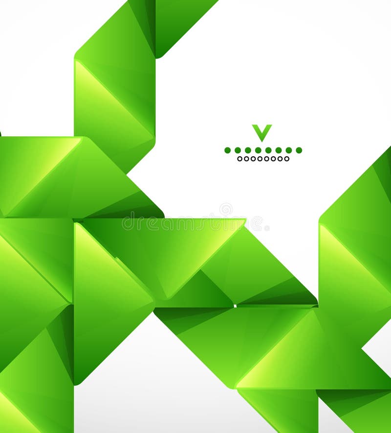 Green Paper Stripes Modern Template Stock Vector - Illustration of ...