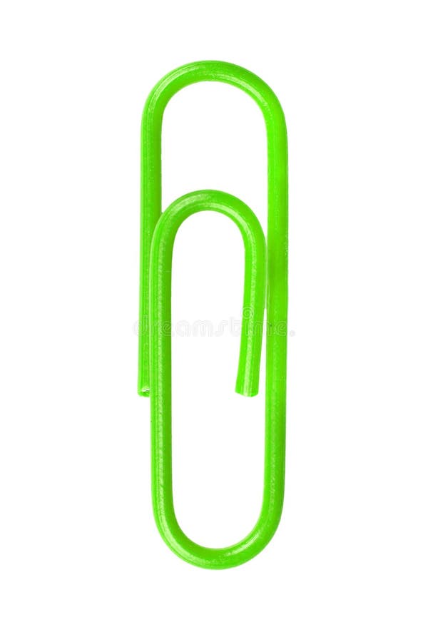 Paperclip Isolated Simple Element Stock Image - Image of montage ...
