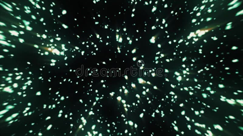 Green Particles, the Soft Light Green Gradient Background Stock Footage ...