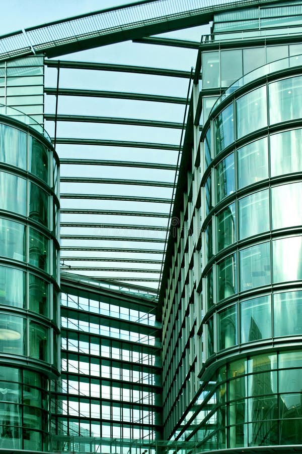 Green Passage Way with Cupressus Tree. Beautiful Passage Way Trough ...