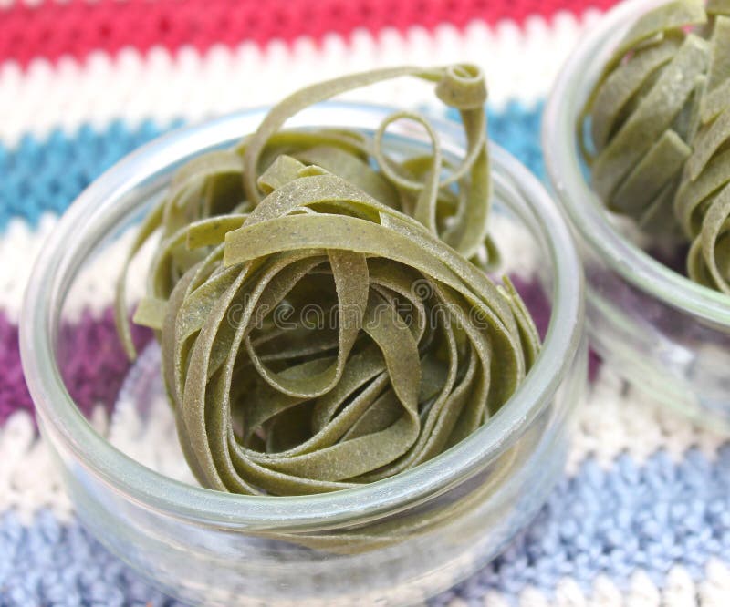 Green pasta stock photo. Image of italian, noodles, snack - 67645064