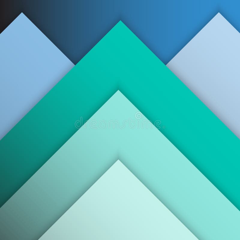 Green Pastel Material Design with Shadow Stock Vector - Illustration of ...