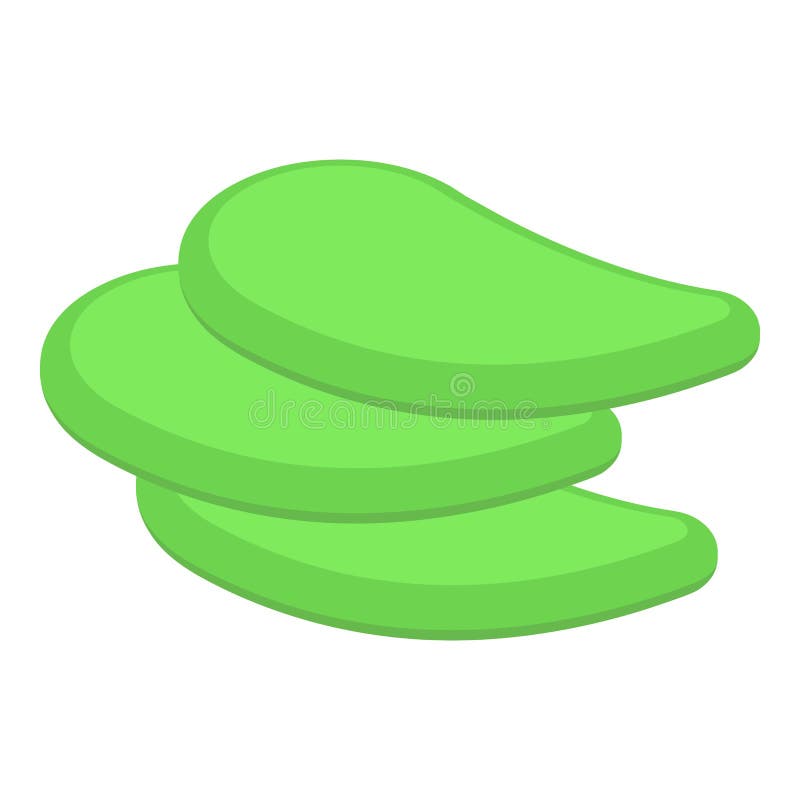Green Patch Stack Icon Isometric Vector. Eye Gel Stock Illustration ...