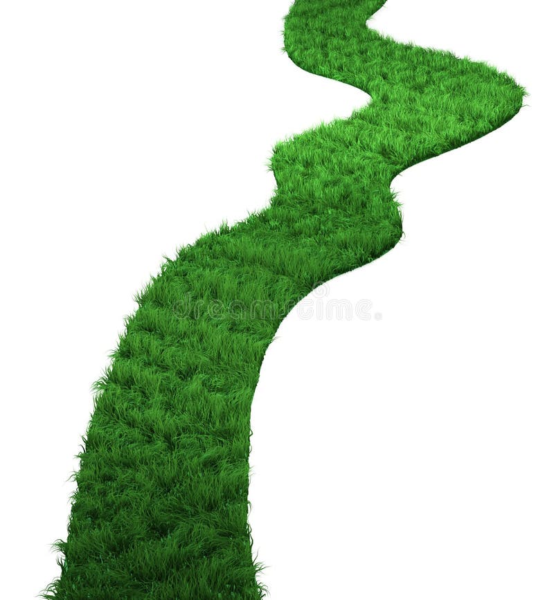 Path in grass stock illustration. Illustration of road - 8004560