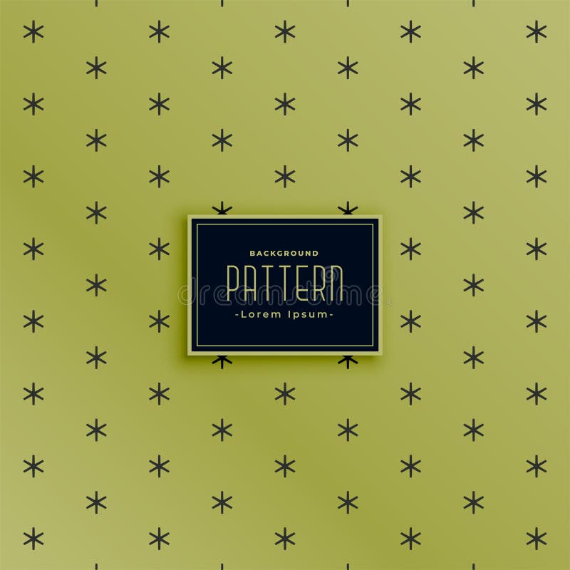 Green Pattern Background with Small Star Shapes Stock Vector ...