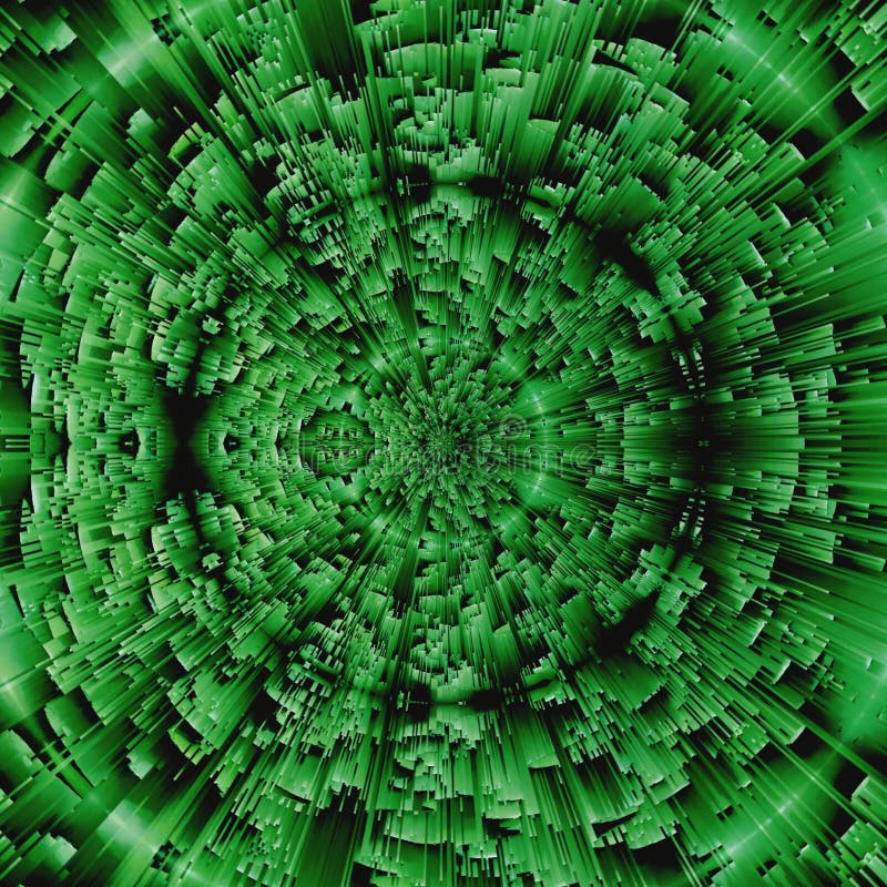 Green Pattern Design for Textile and Tiles. Stock Illustration ...