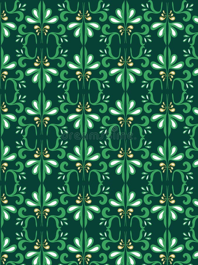 Green pattern elegant stock vector. Illustration of vintage - 117357011