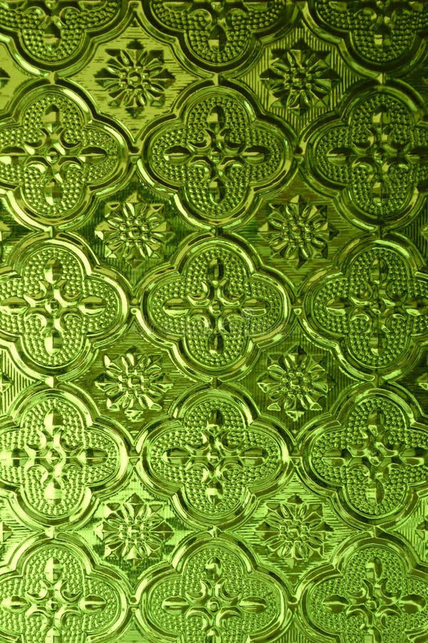 Green Pattern Glass stock photo. Image of window, stain - 20142778