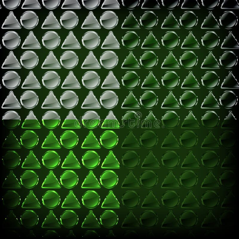 Green pattern stock vector. Illustration of hard, logo - 38496046