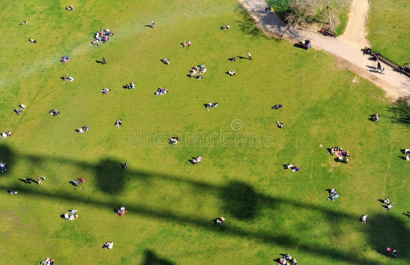 Green pavement with people stock image. Image of dinner - 35015547